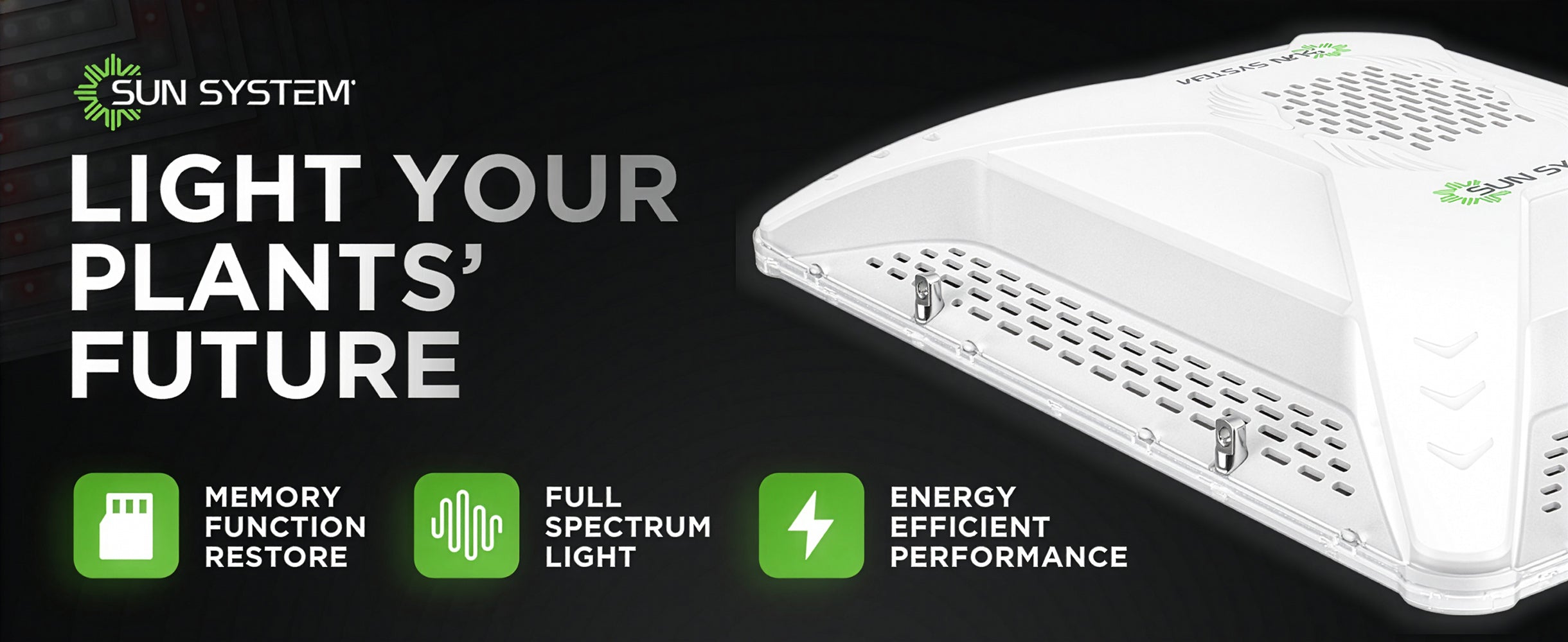 Sun System Grow Lights | Professional LED Lighting for Home Growers